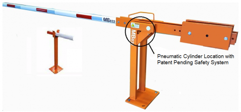 Pneumatically Operated Barrier Arm Gate | barrier-gate